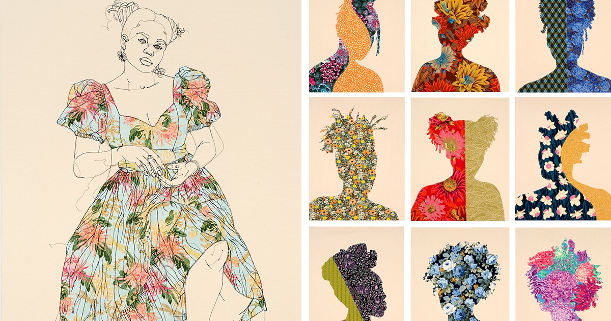 Textile Art Explores Concept of Dual Identities
