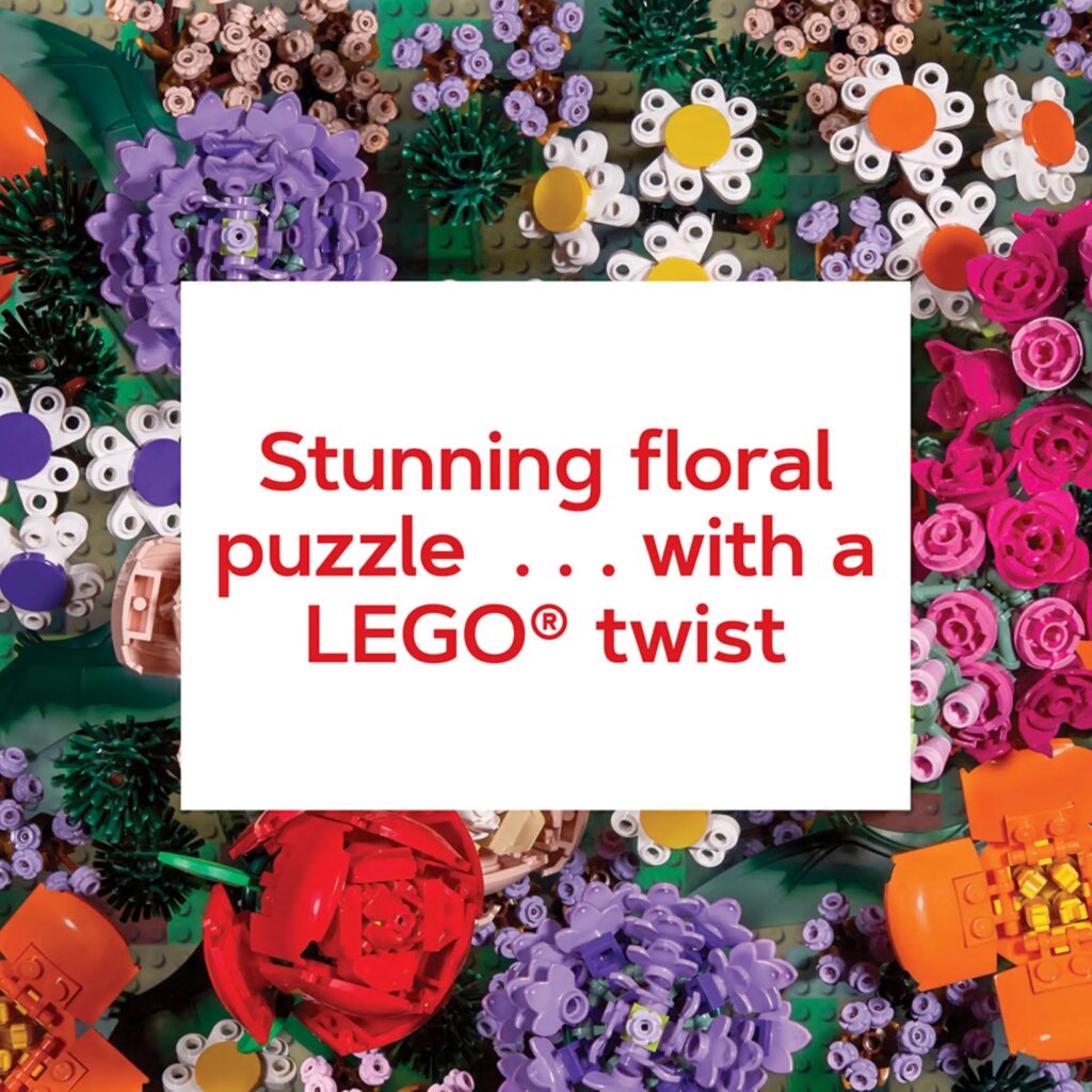 New LEGO Set Recreates a Colorful Flower Garden