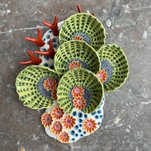 Intricate Ceramic Sculptures Mimic Colors and Shapes of the Sea