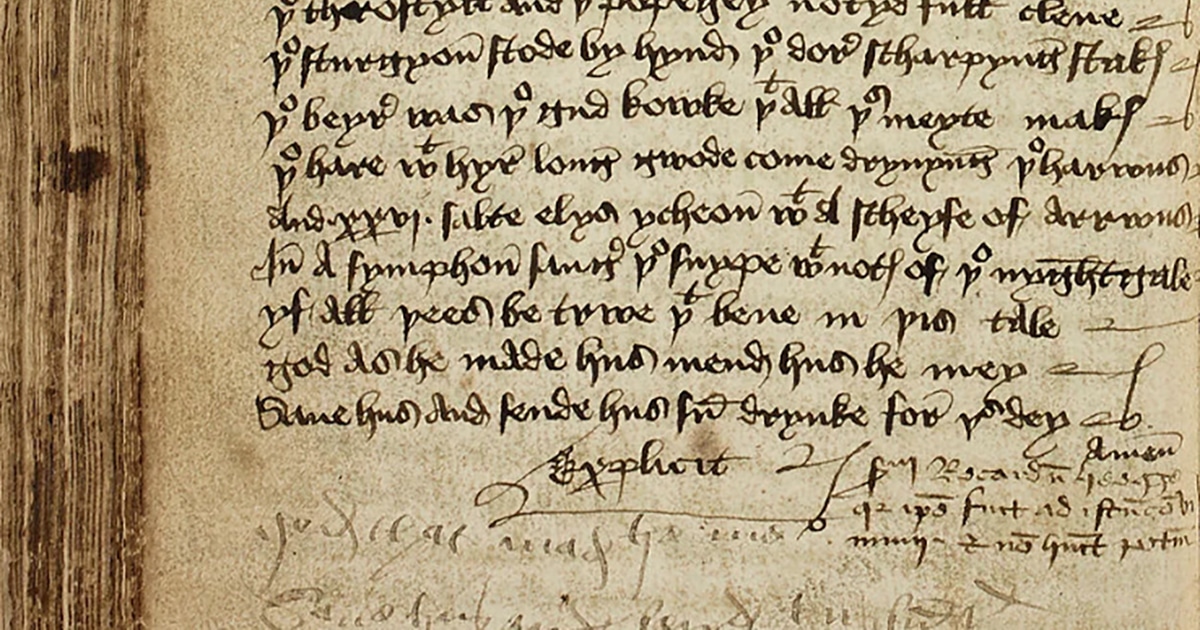 Manuscript Contains First Recorded Stand-up Comedy