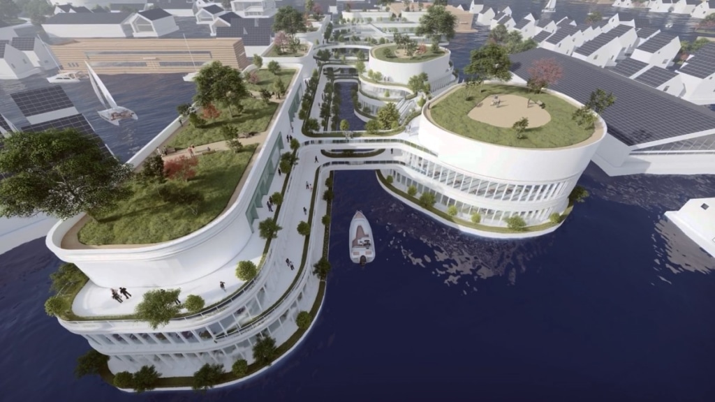 Dogen City is a Sustainable Floating City Concept for the Future