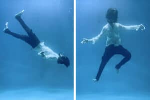 Underwater Dancer Performs Mesmerizing Routines