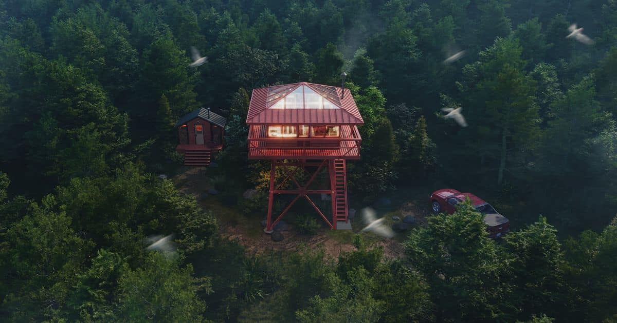 Custom Fire Towers Let You Sleep Among the Trees in Idaho