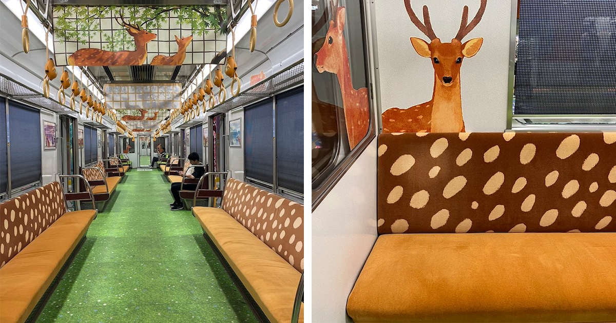 You Can Take a Ride in Japan's Deer-Themed Train