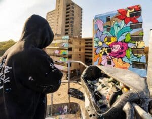 Nerone Creates Enormous Clean Air Mural in the UK