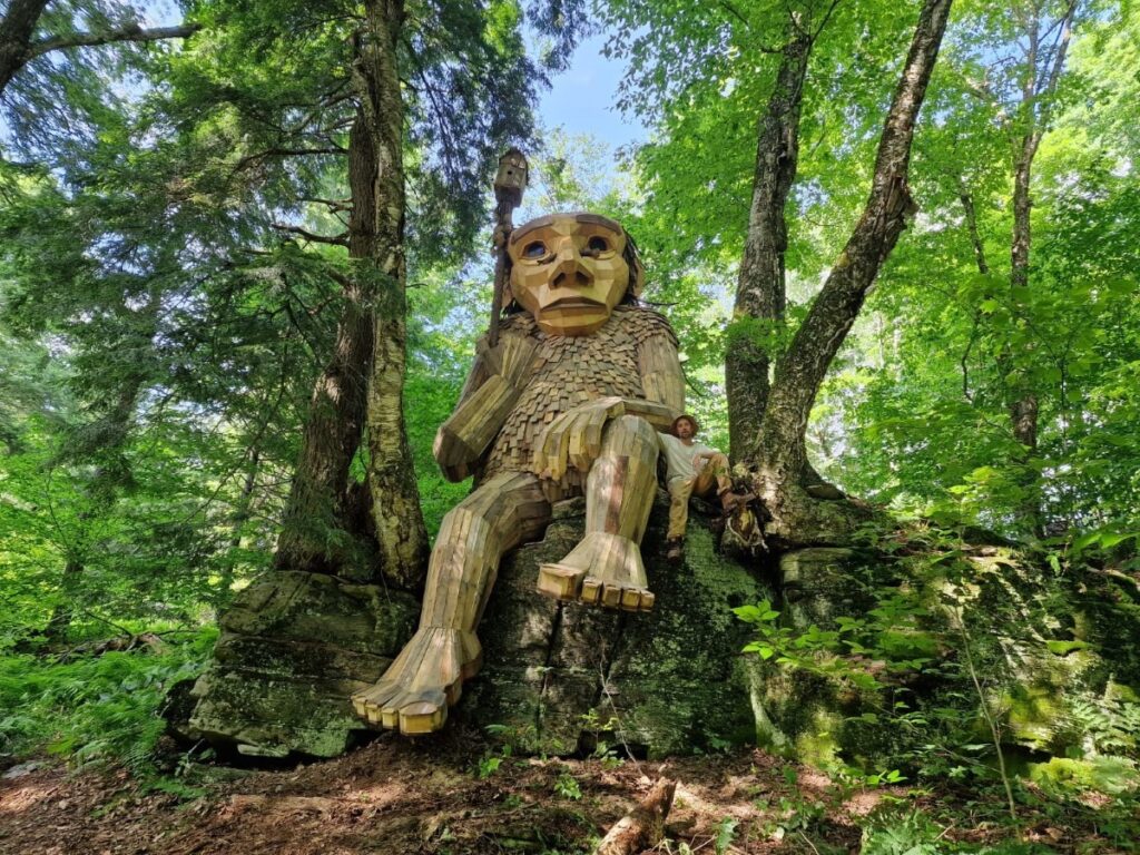 From New Jersey to Washington State, Massive Wooden Troll Sculptures ...