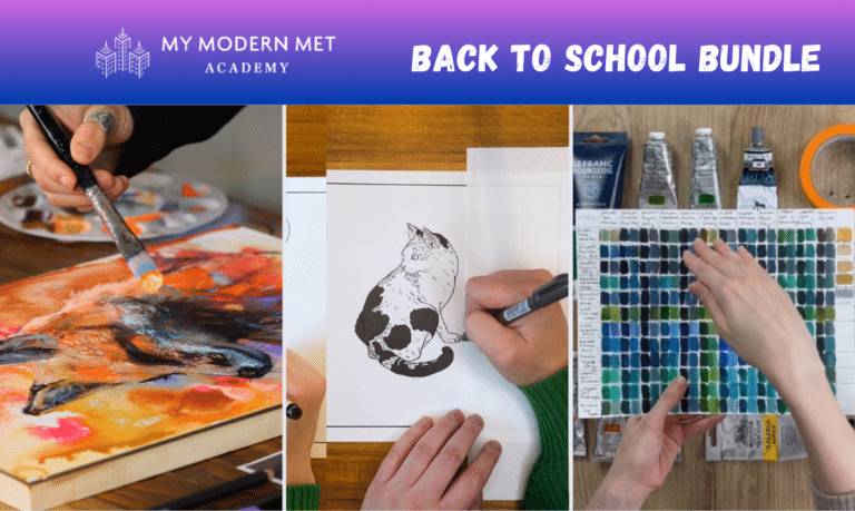 Celebrate the School Year & Get 3 Online Art Classes for a Special Price
