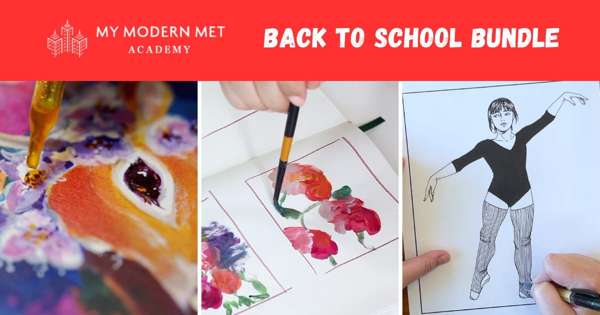 Celebrate the School Year & Get 3 Online Art Classes for a Special Price