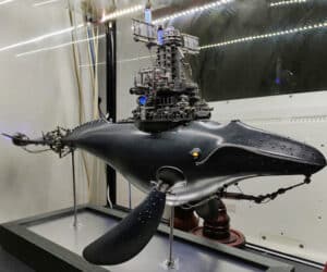 Artist Merges Nature With Tech in Mechanical Whale Sculptures