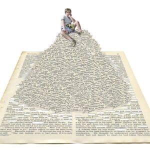 Images and Text Playfully Interact in Clever Collages