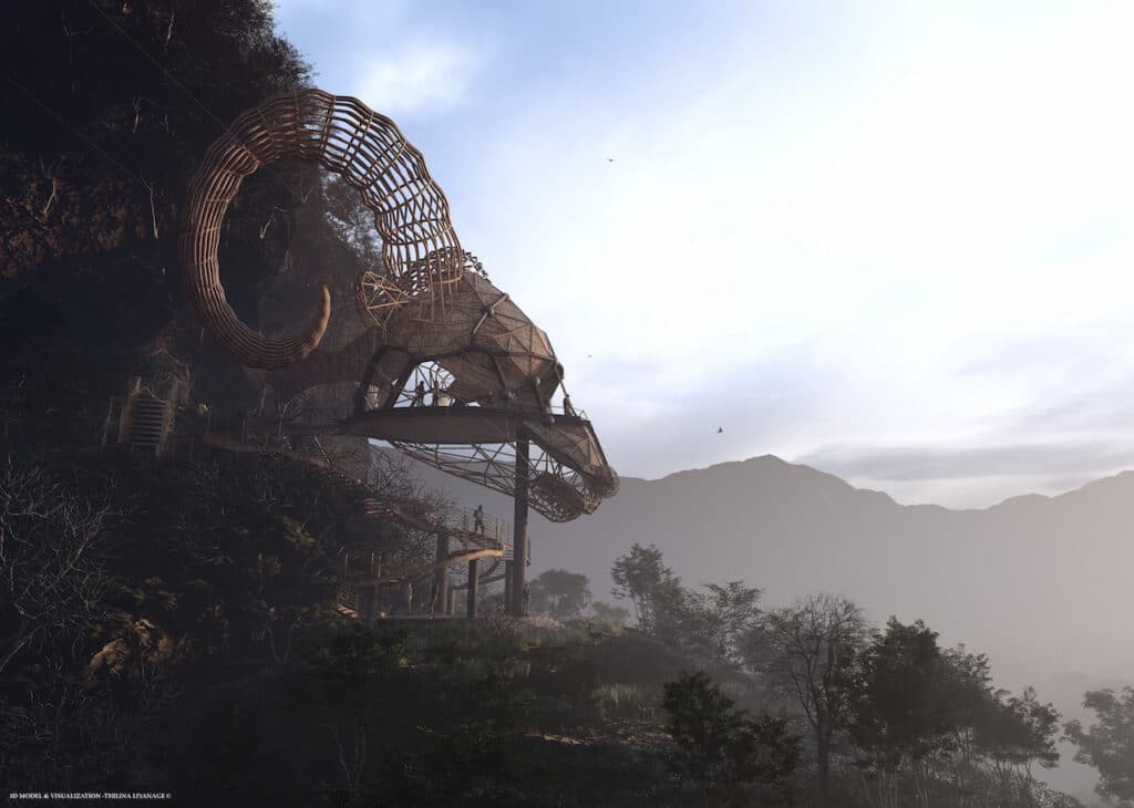 3D Designer Reimagines Buildings as Animal-Shaped Architecture