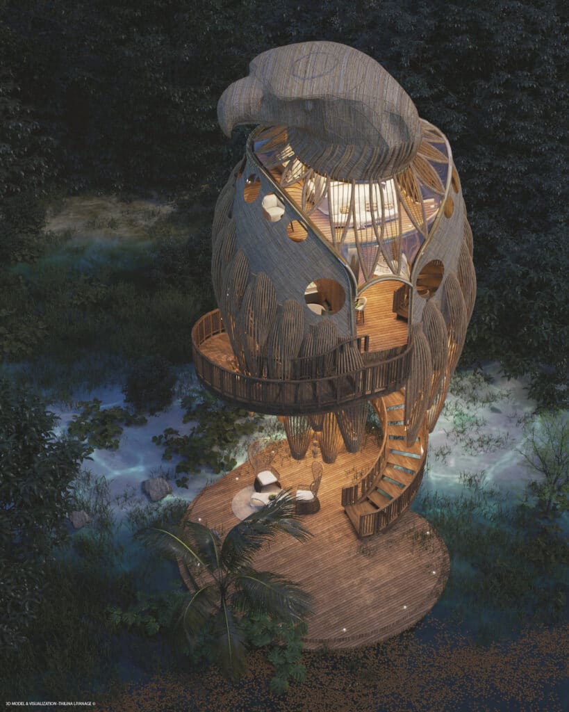 3D Designer Reimagines Buildings as Animal-Shaped Architecture