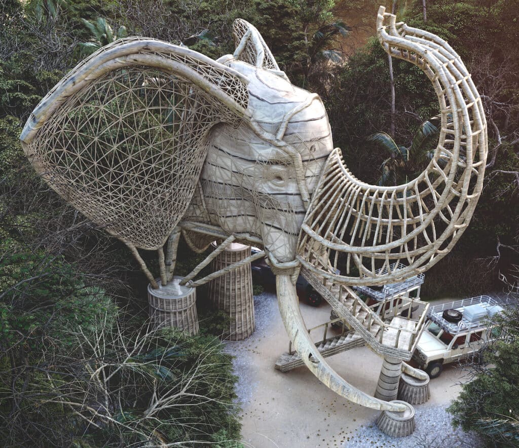 3D Designer Reimagines Buildings as Animal-Shaped Architecture