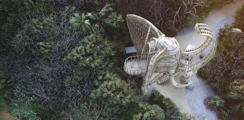 3D Designer Reimagines Buildings as Animal-Shaped Architecture