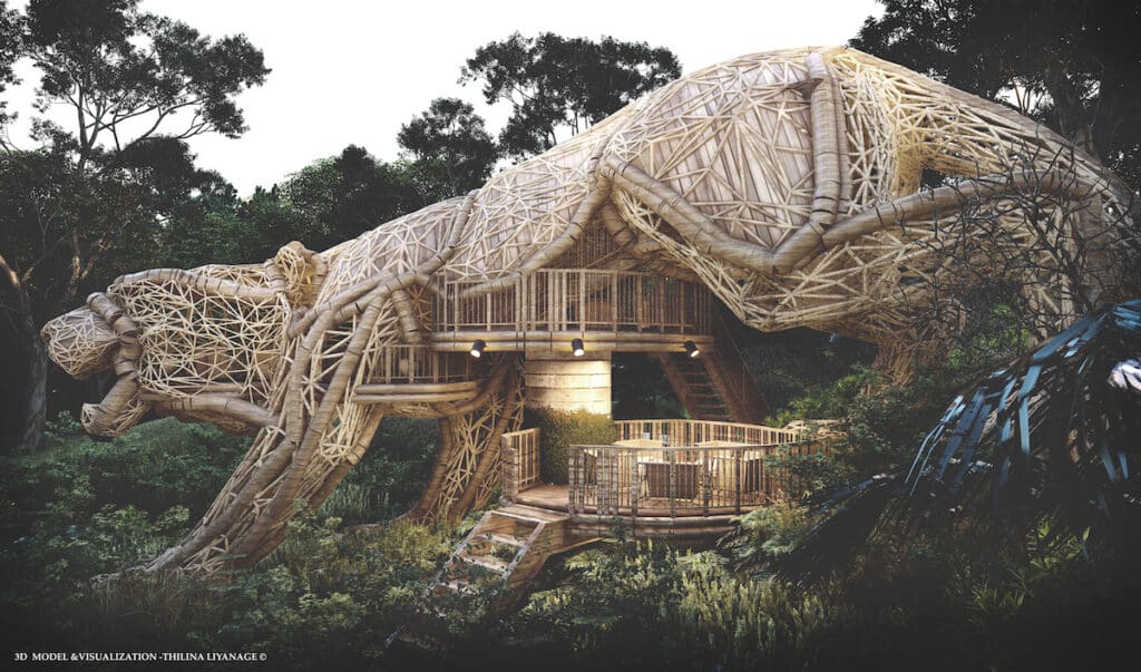 3D Designer Reimagines Buildings as Animal-Shaped Architecture