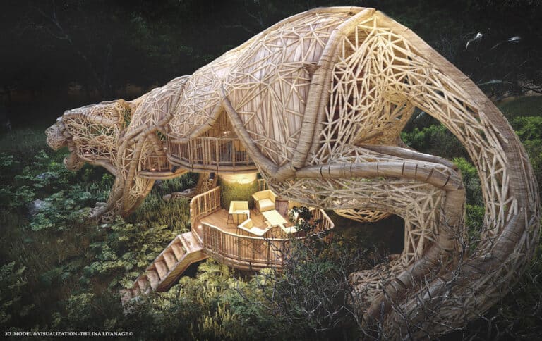 3D Designer Reimagines Buildings as Animal-Shaped Architecture