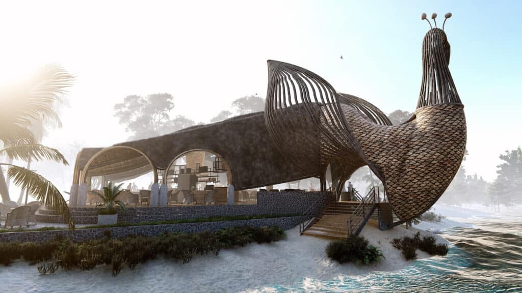 3D Designer Reimagines Buildings as Animal-Shaped Architecture