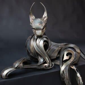 Artist Creates Expressive Metal Sculptures of Animals