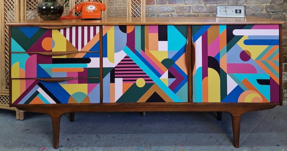 Designer Creates Bespoke Pieces of Furniture With Vibrant Patterns