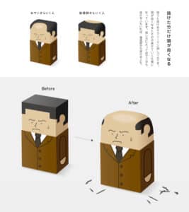 This Playful Eraser of a Man "Balds" As You Use It