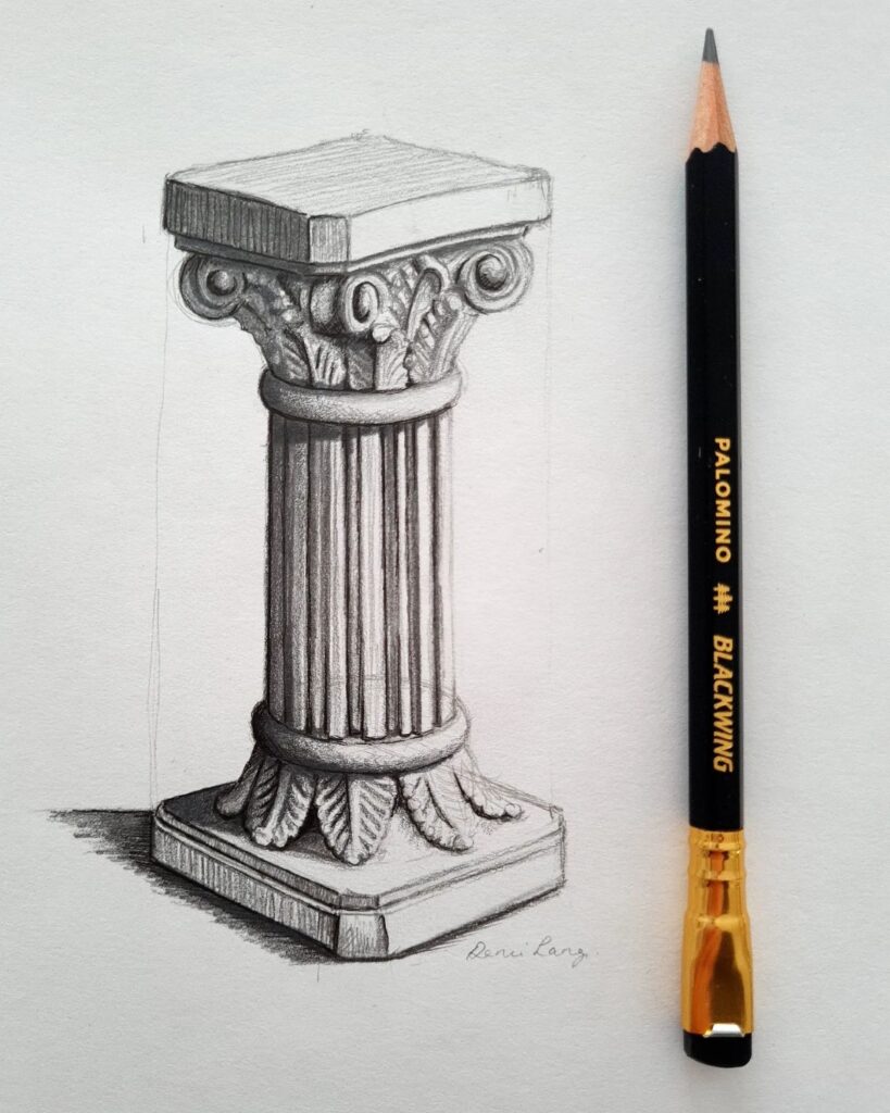 Stunning Ink and Colored Pencil Architecture Drawings Inspired by Old ...