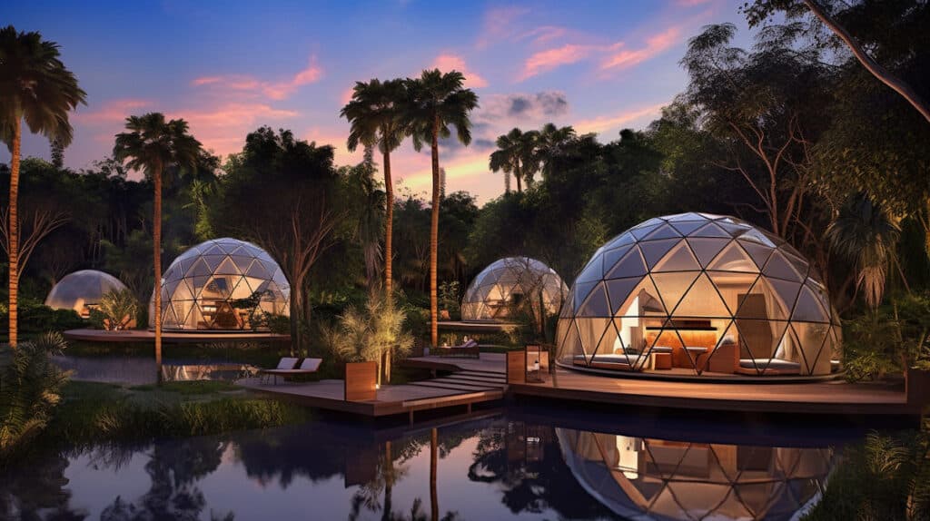 Geodesic Domes Offer Front Row Seats to Nature in This Luxurious ...