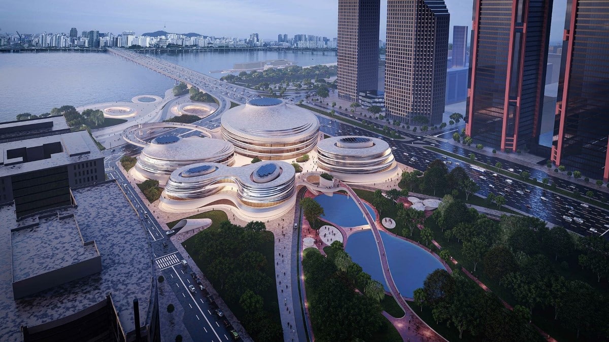 Melike Altınışık Architects' Futuristic Design for Seoul Performing Art Centers