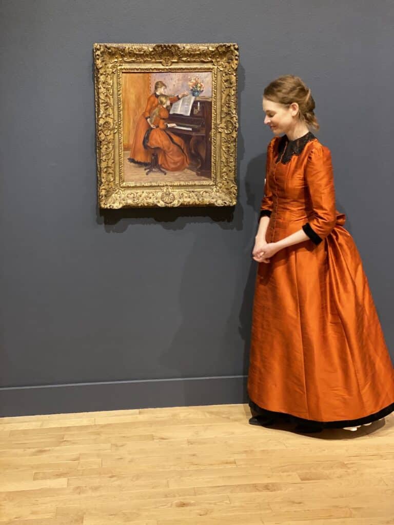 Seamstress Recreated a 19th-Century Dress From a Renoir Painting