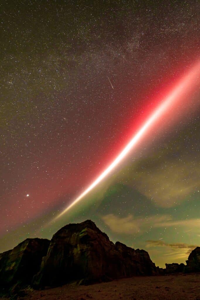 Stars Align for Photographer with this Rare Aurora Image