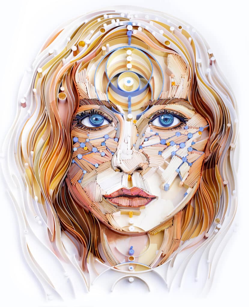 Beautiful Paper Quilled Portraits of a Diverse Population in a Hopeful ...