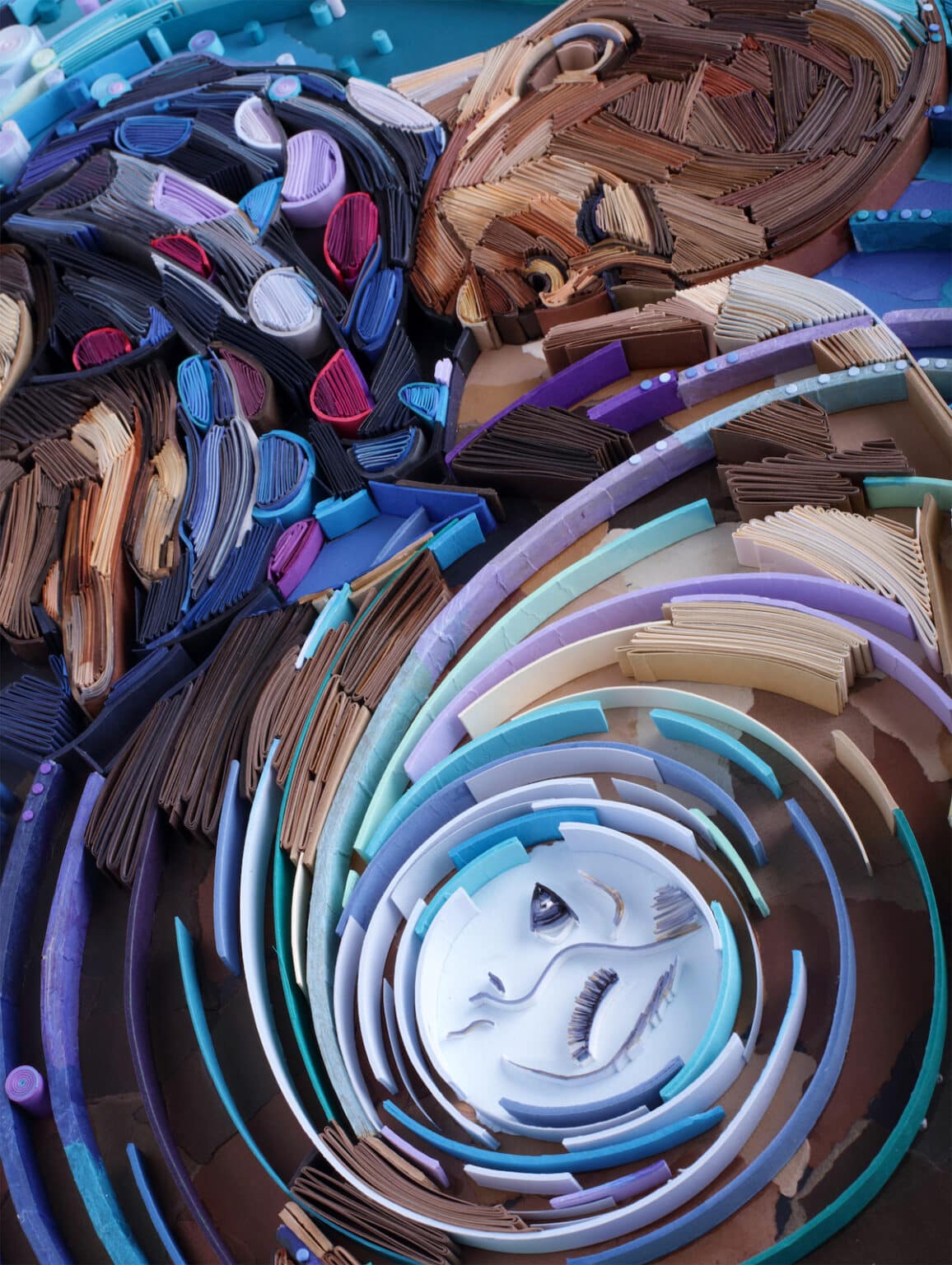 Beautiful Paper Quilled Portraits of a Diverse Population in a Hopeful ...