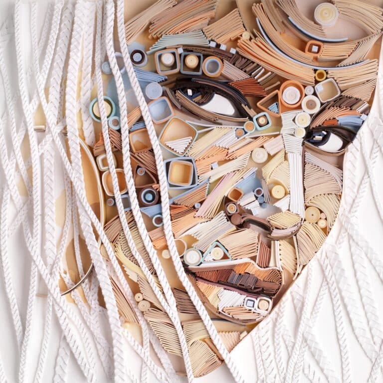 Beautiful Paper Quilled Portraits of a Diverse Population in a Hopeful ...