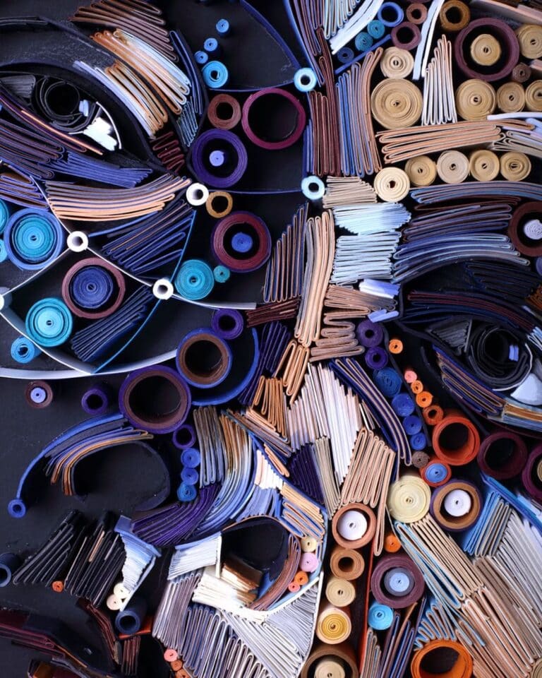 Beautiful Paper Quilled Portraits of a Diverse Population in a Hopeful ...