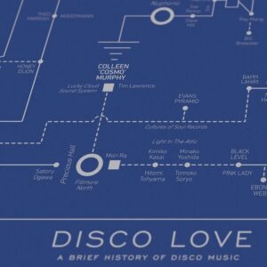 Mesmerizing Blueprint Poster Details the History of Disco Music