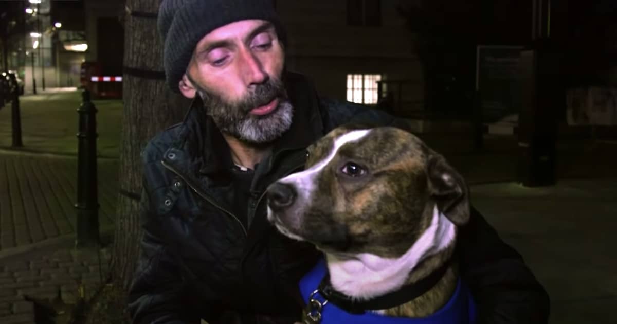 Man Experiencing Homelessness Tells How His Dog Saved his Life