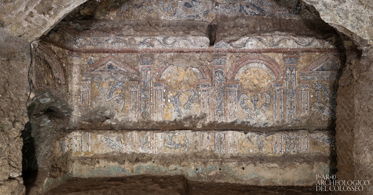 Unique 2,000-Year-Old Roman Mosaic Discovered By Colosseum