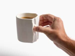 Pinch Hold Mug Designed for Rock Climbing Enthusiasts