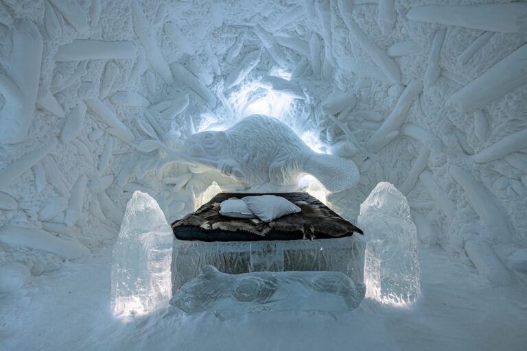 Sweden's ICEHOTEL Debutes New Sculptures Every Winter