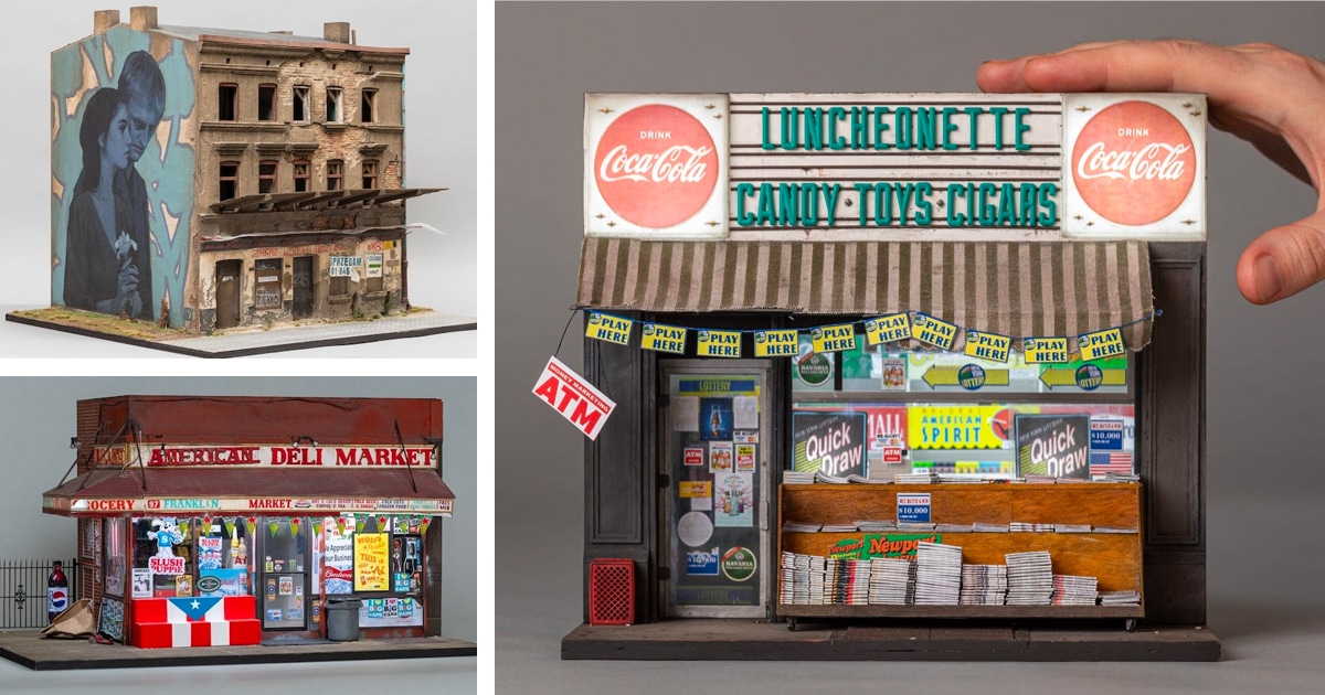 Facades of Urban Buildings Are Replicated on a Small Scale