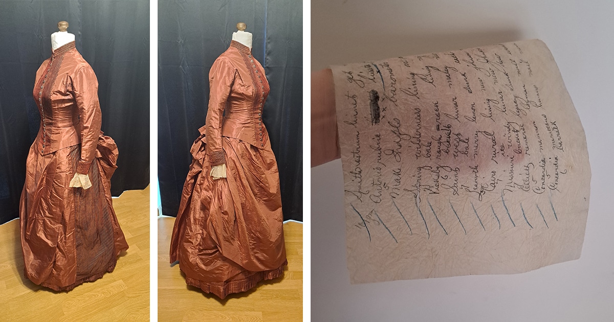 Mysterious Message Found in 1888 Dress is Finally Solved