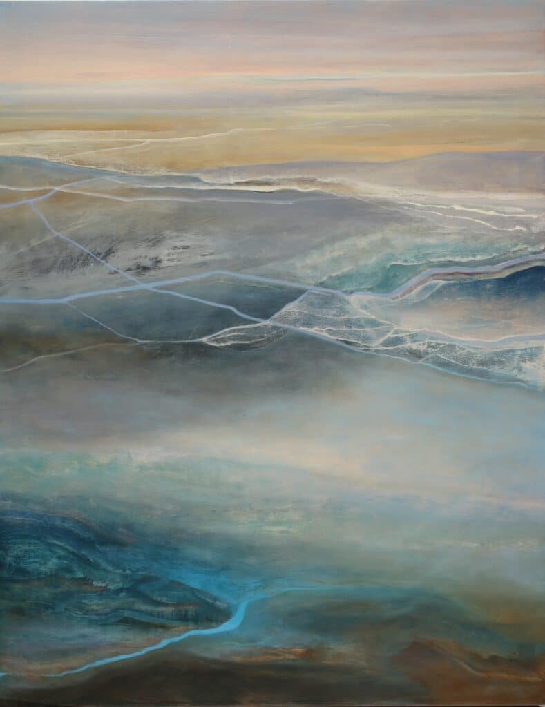 Stunning Oil Paintings That Look Like Aerial Views of Western ...