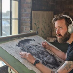 Artist's Pen Drawings On Ephemera Bring New Life To Old Paper