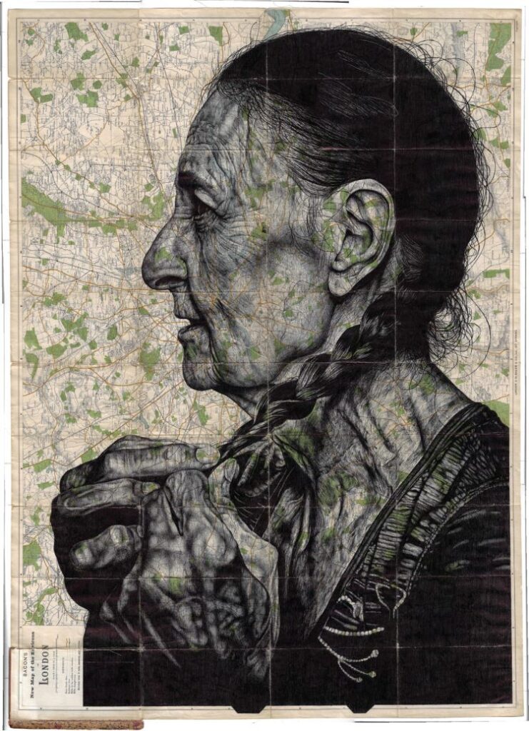 Incredible Ballpoint Drawings Breathe New Life Into Vintage Envelopes, Maps, and More | My ...