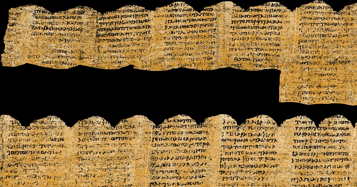 Ancient Roman Scroll Burned by Mount Vesuvius Eruption Is Now Readable ...