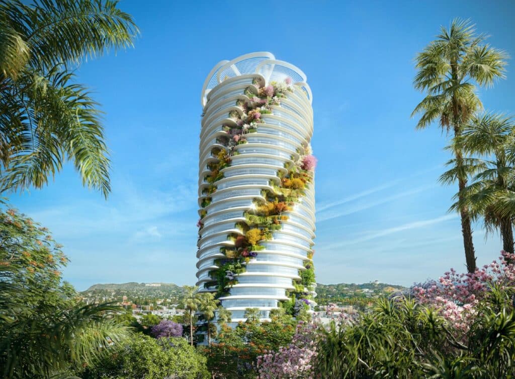 Foster + Partners Designs Creative Office Highrise in Los Angeles