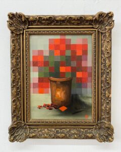 Artist Covers Vintage Oil Paintings With Pixels