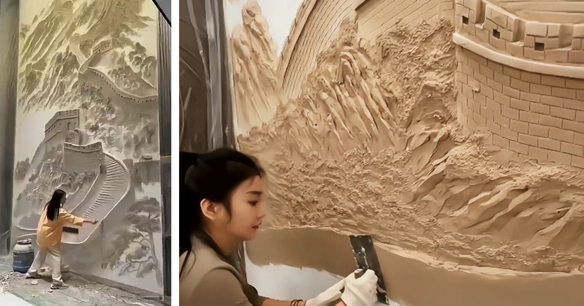 Bas-Relief Muralist Turns Ordinary Walls Into Immersive Spectacles