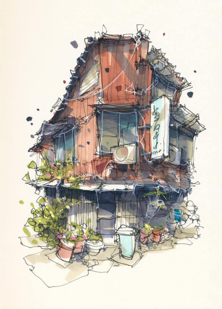 Artist Captures the Soul of Quaint Urban Architecture With Expressive ...