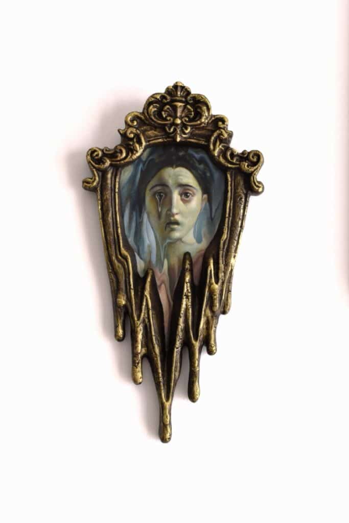 Dark and Mysterious Paintings Designed To Look like Melting Masterpieces | My Modern Met