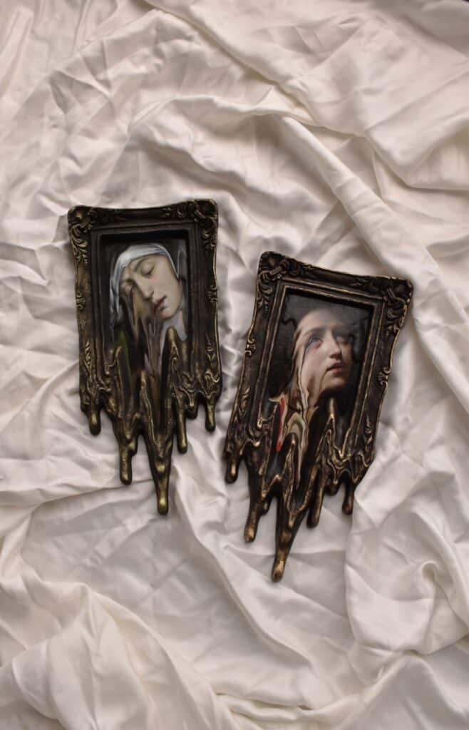 Dark and Mysterious Paintings Designed To Look like Melting Masterpieces | My Modern Met
